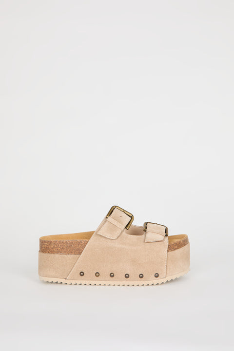COOPER-2 SUEDE PLATFORM SANDAL – Intentionally Blank