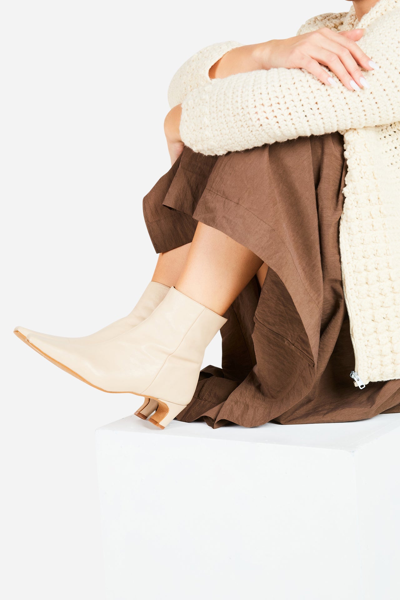 LEXI KITTEN HEEL ANKLE BOOT – Intentionally Blank