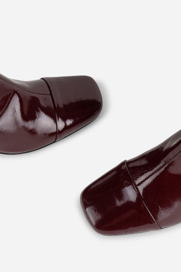MILA PATENT LEATHER ANKLE BOOT – Intentionally Blank