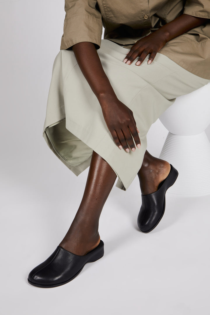 SHIFT LEATHER BUBBLE CLOG – Intentionally Blank