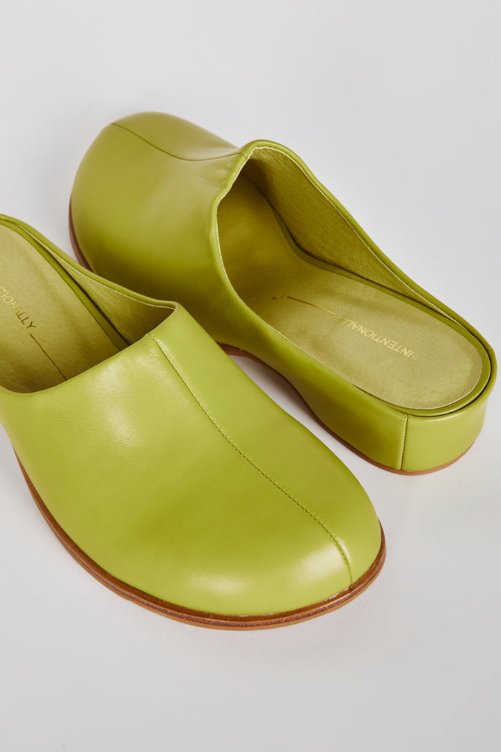 SHIFT LEATHER BUBBLE CLOG – Intentionally Blank